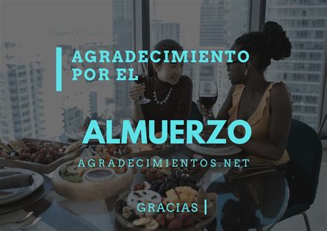 Agradecimiento Por El Almuerzo Agradecimientosnet