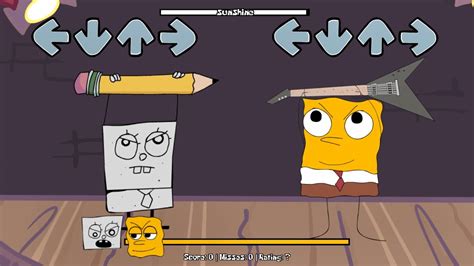 Fnf Spongebob Vs Doodlebob Icon Friday Night Funkin Vs Squidwerd Youtube