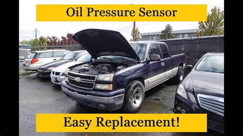 Oil Pressure Sensor Replacement Chevy GMC 49 OFF