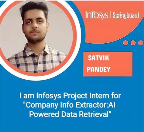 Satvik Pandey On Linkedin I Have Started My Position As A Project