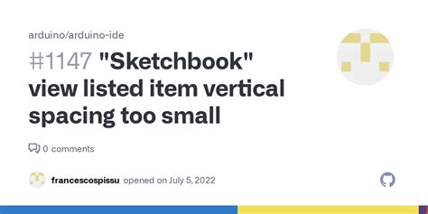 Sketchbook View Listed Item Vertical Spacing Too Small Issue Arduino Arduino Ide