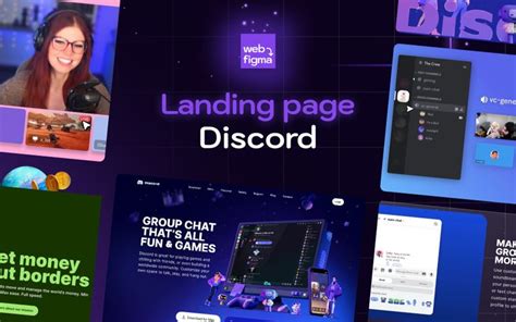 Discord — Landing Page Ui — Web To Figma Figma