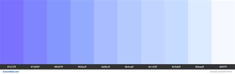 Periwinkle Color Chart