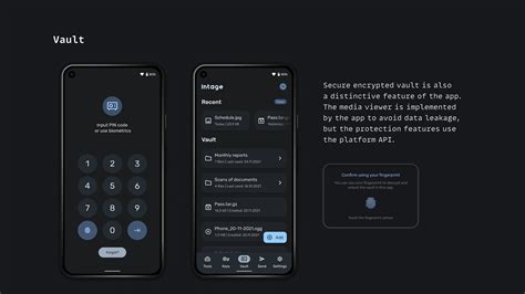 intаge — encrypter app on behance