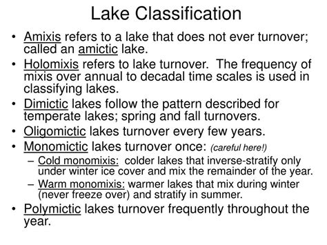 Ppt Density Stratification Of Lakes Powerpoint Presentation Free