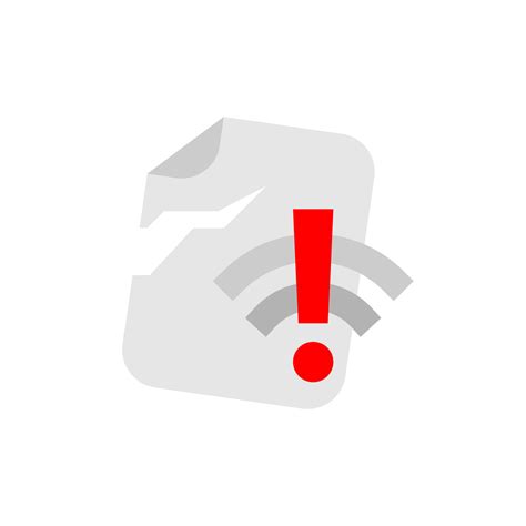 No Internet Connection Failed To Retrieve Data Concept Illustration