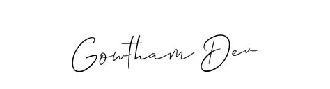 73 Gowtham Dev Name Signature Style Ideas First Class E Sign