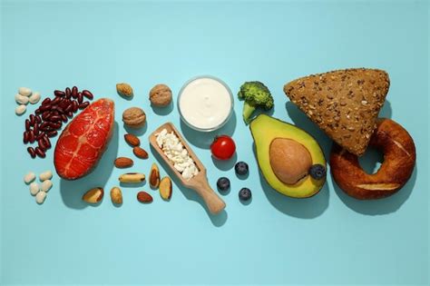 Premium Photo Concept Of Grocery Composition With Different Food