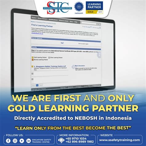 Singapore Safety Training Centre On Linkedin Gold Sstc