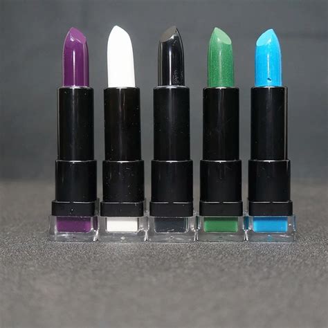 Korean Cosmetics Waterproof Lipstick Green Matte Vampire Black Blue