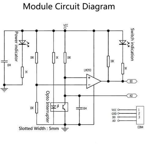 Slot Type IR Optocoupler Speed Sensor Module LM Chip X Robotics In Canada