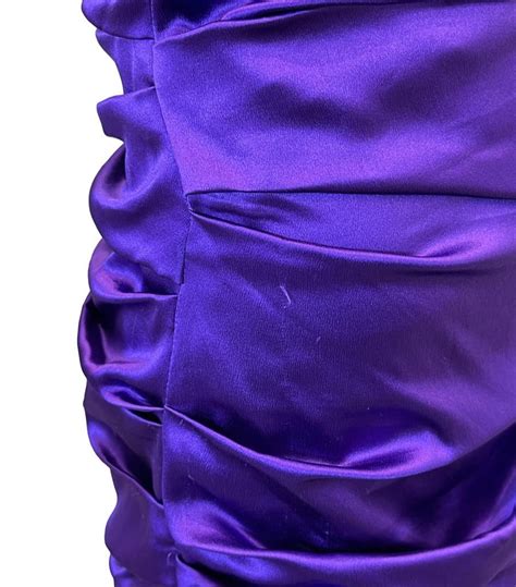 Dolce And Gabbana Silk Ruched Dress For Sale At 1stdibs