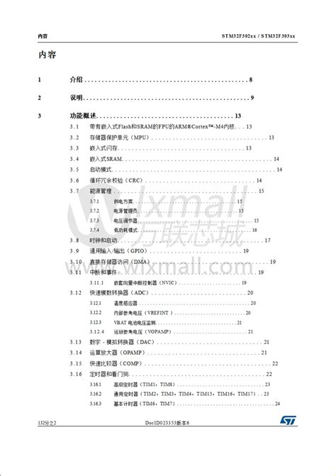 Stm32f303中文手册stm32f303中文手册stm32f303中文参考手册资源 Csdn下载