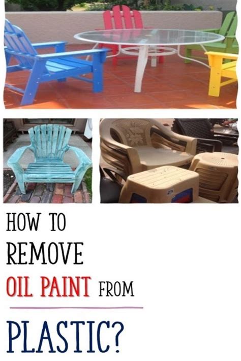 How Can You Remove The Oil Paint From Plastic Surface Painting