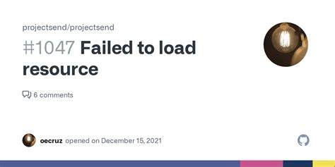 failed to load resource · issue 1047 · projectsend projectsend · github
