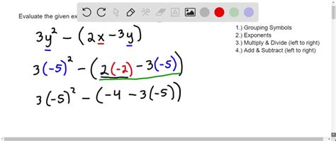 Evaluate Algebraic Expressions Example 1 Numerade