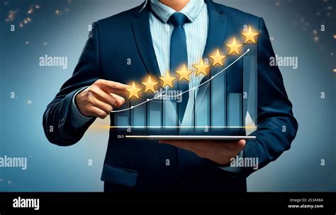 Illustration Of A Rating Chart Representing Analysis Feedback And
