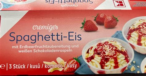 Spaghetti Eis K Classic калорійність харчова цінність ⋙