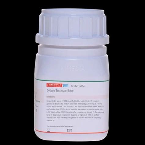Dnase Test Agar Base Packaging Size 100 G At ₹ 2500 Kg In Paonta Sahib Id 2854879061012