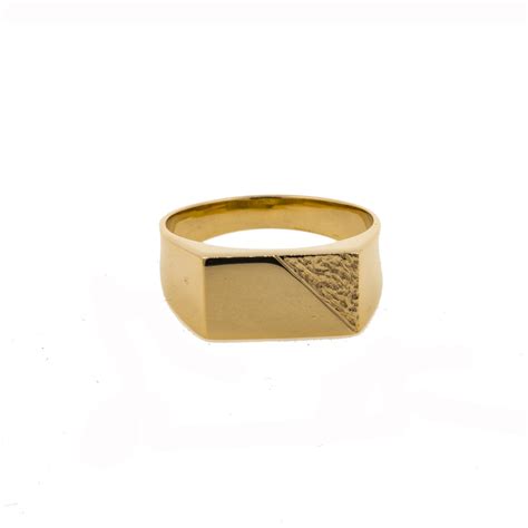 Klackring K Guld OWNdesign Guldsmed Rolf Nilsson