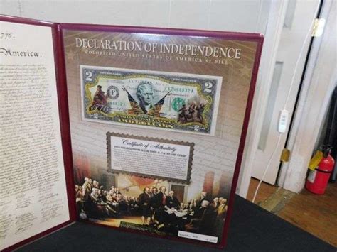 Amazing Limited Edition 1776 Declaration Of Independence Federal