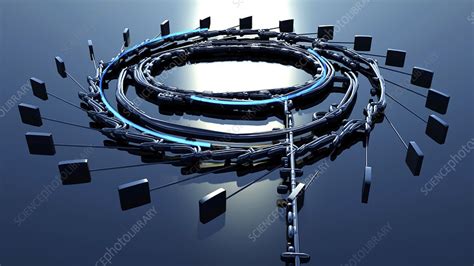 Particle Accelerator Illustration Stock Image F027 3407 Science