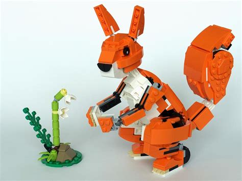Lego Moc 31129 Squirrel By Tomik Rebrickable Build With Lego