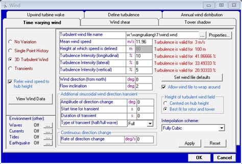 TurbSim Bladed Style Wind Wnd Issue 334 OpenFAST Openfast GitHub