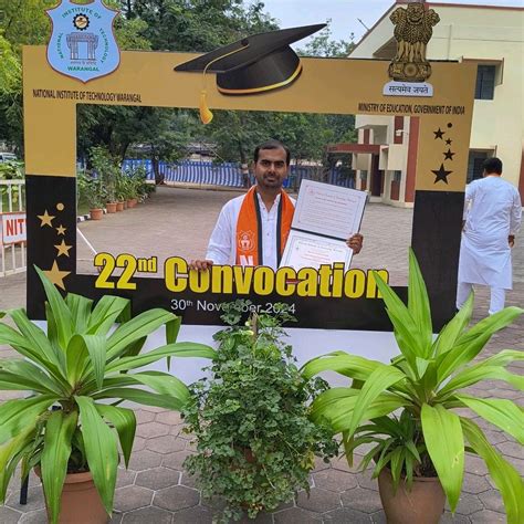Manish Kumar On Linkedin Nitwarangal Postgraduate Convocationnitw 14 Comments