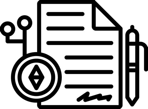 Smart Contracts Vector Icon Design 27324222 Vector Art At Vecteezy