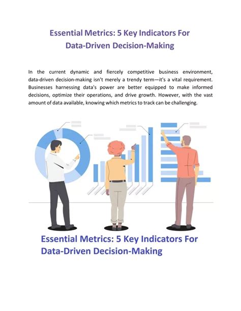 Ppt Essential Metrics 5 Key Indicators For Data Driven Decision