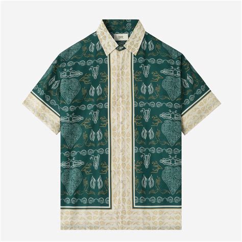 Batik Print Telusur Kultur Corak Nusantara Wayang Hijau