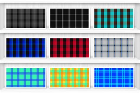 40 Flannel Patterns By Textures Overlays Store TheHungryJPEG