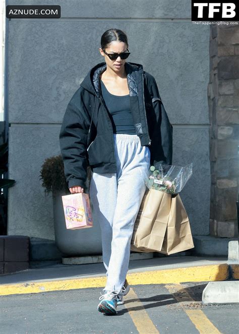 Laura Harrier Sexy Seen Braless Flaunting Her Hot Tits In Los Feliz