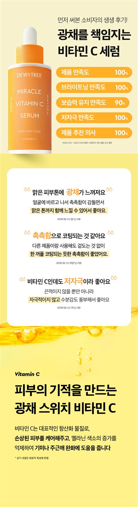 미라클 비타민 C 세럼 40ml 듀이트리