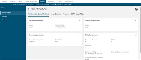 Cisco Apic Security Configuration Guide Release 60x Access