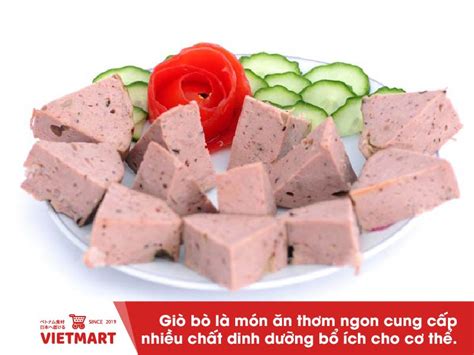 Giò Bò Vietnamdeli 450g Chợ Việt Nam Tại Nhật Bản