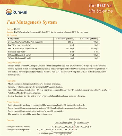 Fast Mutagenesis System And Fast Multisite Mutagenesis System Buy Mutagenesis Systems Fast