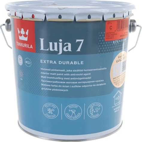 Акрилатная краска TIKKURILA LUJA 7 ЛУЯ 7 матовая база С 2,7 л 40485 ...