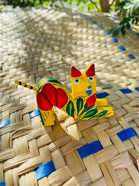 Mini Cat Alebrije Mini Cat Alebrije Etsy