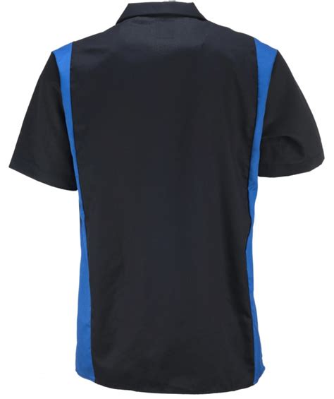 Dickies Two Tone Work Shirt Blackblue Shirts Short Sleeve Working