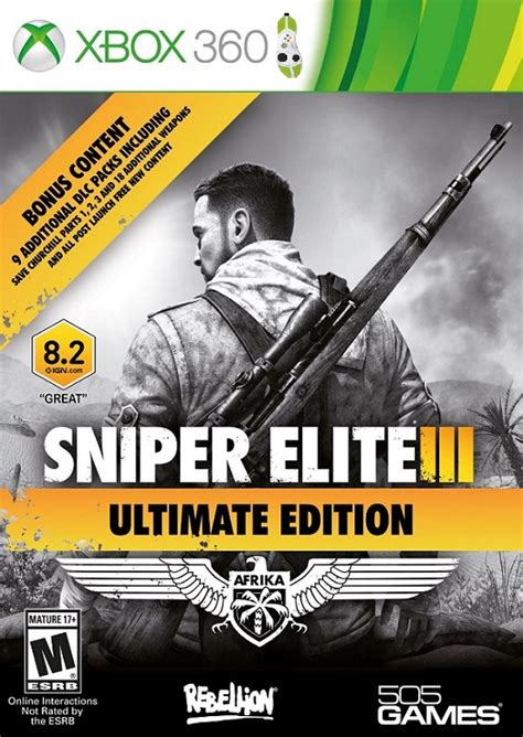 Xbox 360 Sniper Elite III: Ultimate Edition (Freeboot) скачать торрент