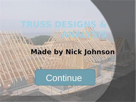 Pptx Truss Designs And Analysis Dokumentips