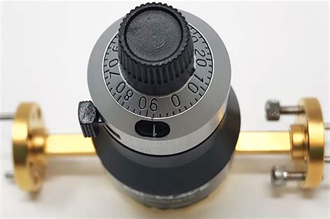 Mı Wave 50 75 Ghz Dial Type Variable Waveguide Attenuator 50 75 Ghz Çevirmeli Tip Değişken