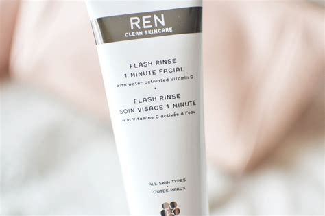 Ren Flash Rinse 1 Minute Facial Beauty Review Temporary Secretary