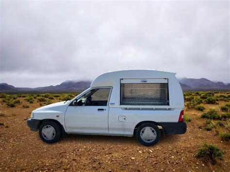 کابین فایبرگلاس پراید وانت مدل نگین New مراد صنعت سامه