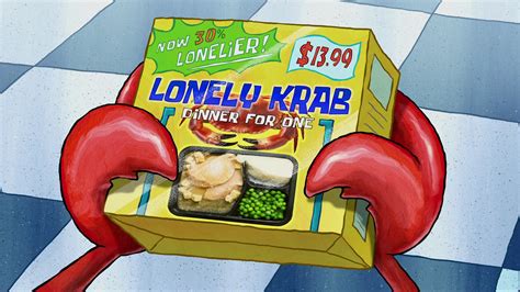 Lonely Krab Unspogebob Squarepants Wikia Fandom