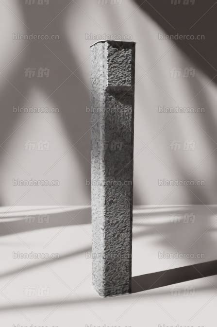 Blender石柱模型26 Blender布的