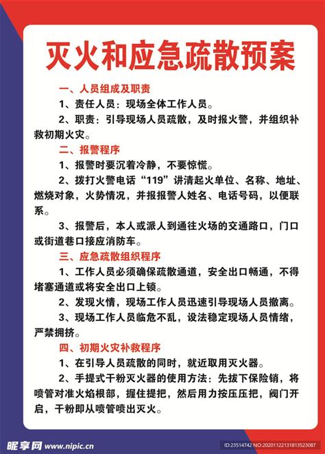 消防应急预案设计图广告设计广告设计设计图库昵图网