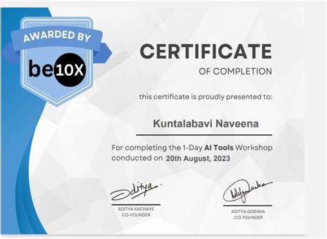 Naveena K On Linkedin As Part Of My Learning I Used To Attend Ai Tools